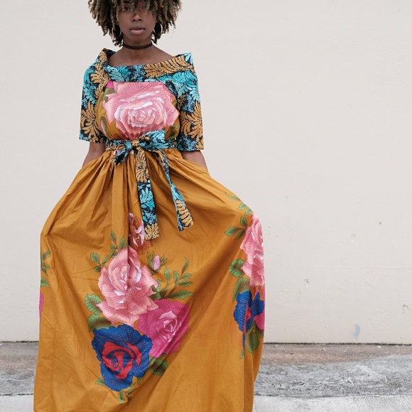 veroex | Dresses | African Ankara Print Woman Maxi Dress | Poshmark